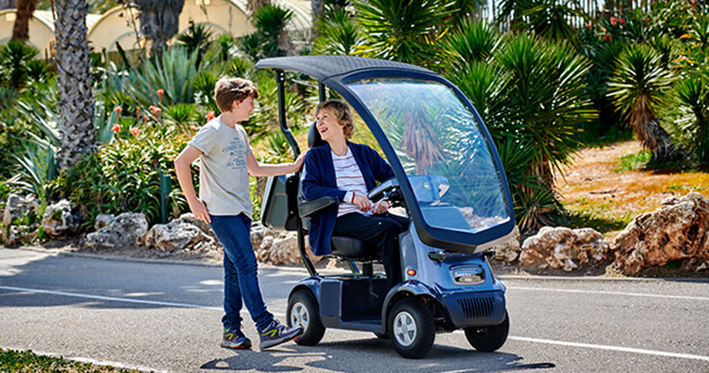 Unveiling the Benefits of Mobility Scooters with Shelter – Back Care Online